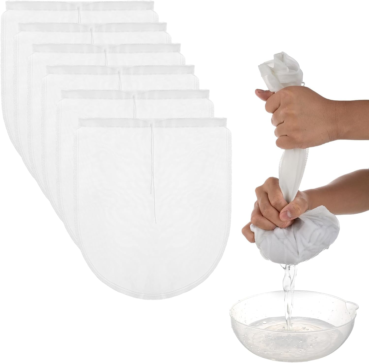 QIUYIDP Cheese Bags, 3 Pack 12" x 10" Nylon Reusable Fine Mesh ...