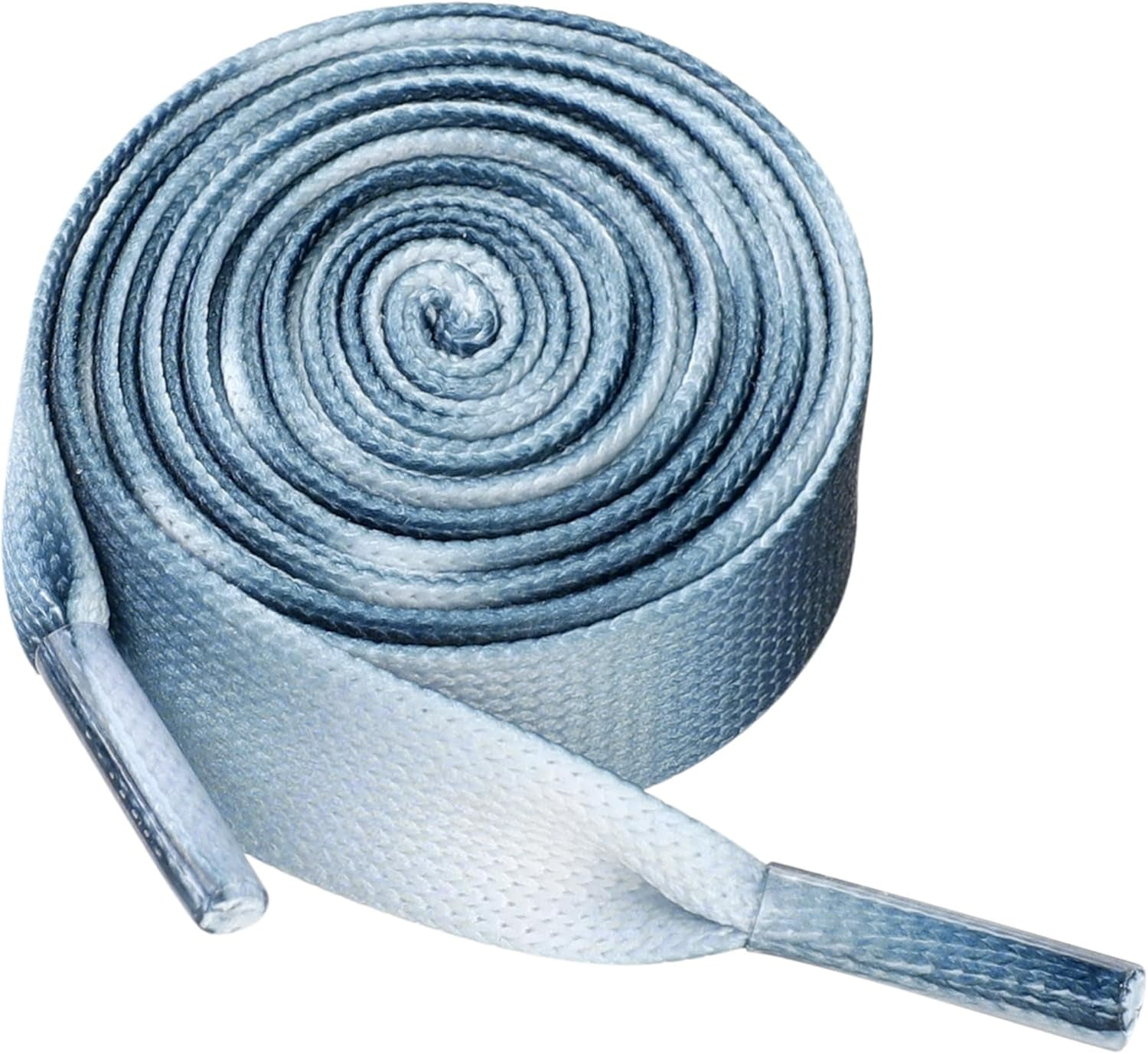 QIUYIDP Flat Wide Colorful Shoelaces Rainbow Gradient Shoe Laces for ...