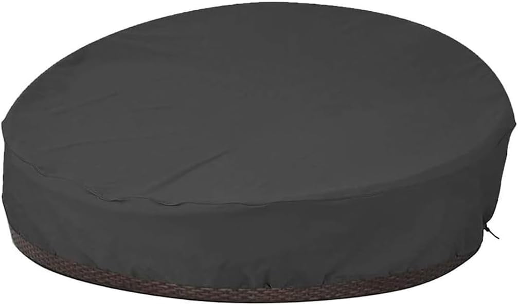 QIUYIDP J&C Outdoor Daybed Cover Round Daybed Cover 90inch Water ...