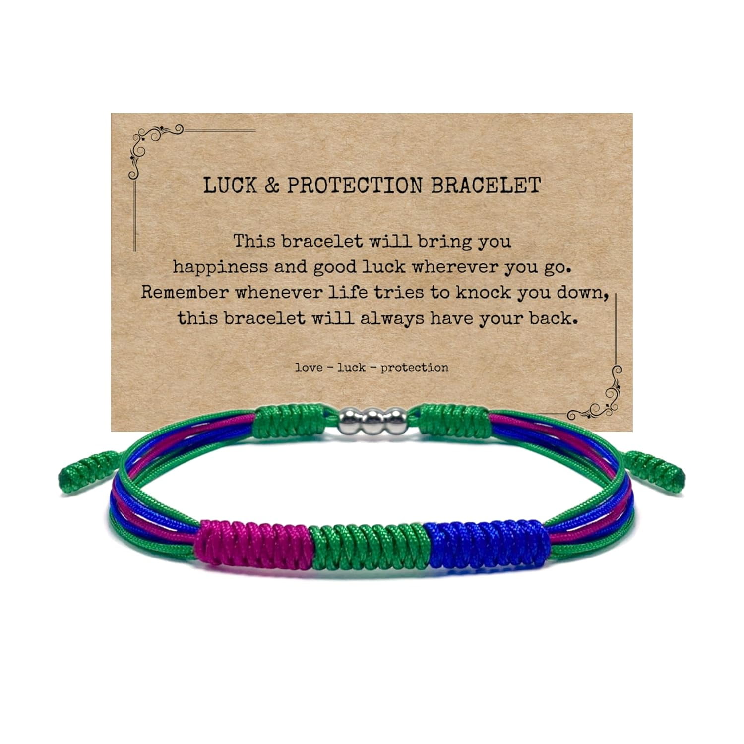 QIUYIDP LGBT Bracelet, Rainbow Bracelet, LGBT Pride Proud Love Wins ...