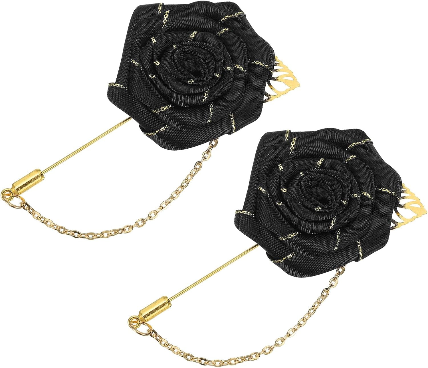 QIUYIDP Lapel Pin for Men, Men Cloth Rose Flower Pin Suit Lapel Stick ...