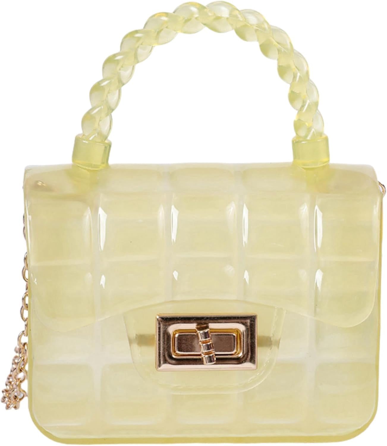 QIUYIDP Mini Candy Color Jelly Crossbody Purse for Little Girls Women ...