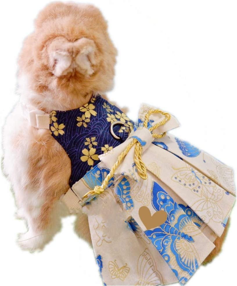 QIUYIDP Rabbit Clothes Dress Pleated skirt with Bowknot Decor ...