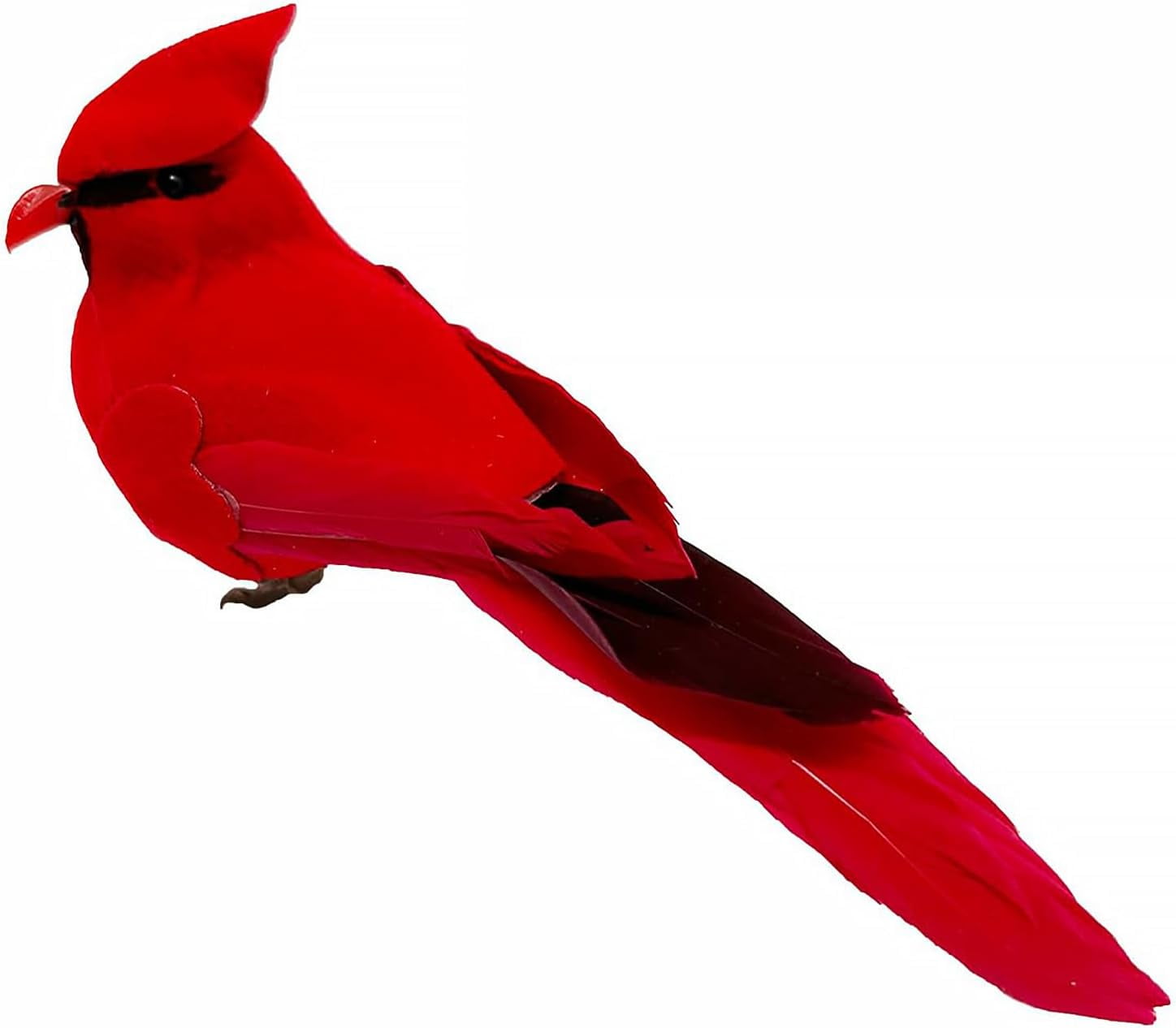 QIUYIDP Red Cardinal Realistic Artificial Birds Ornaments Feathered ...