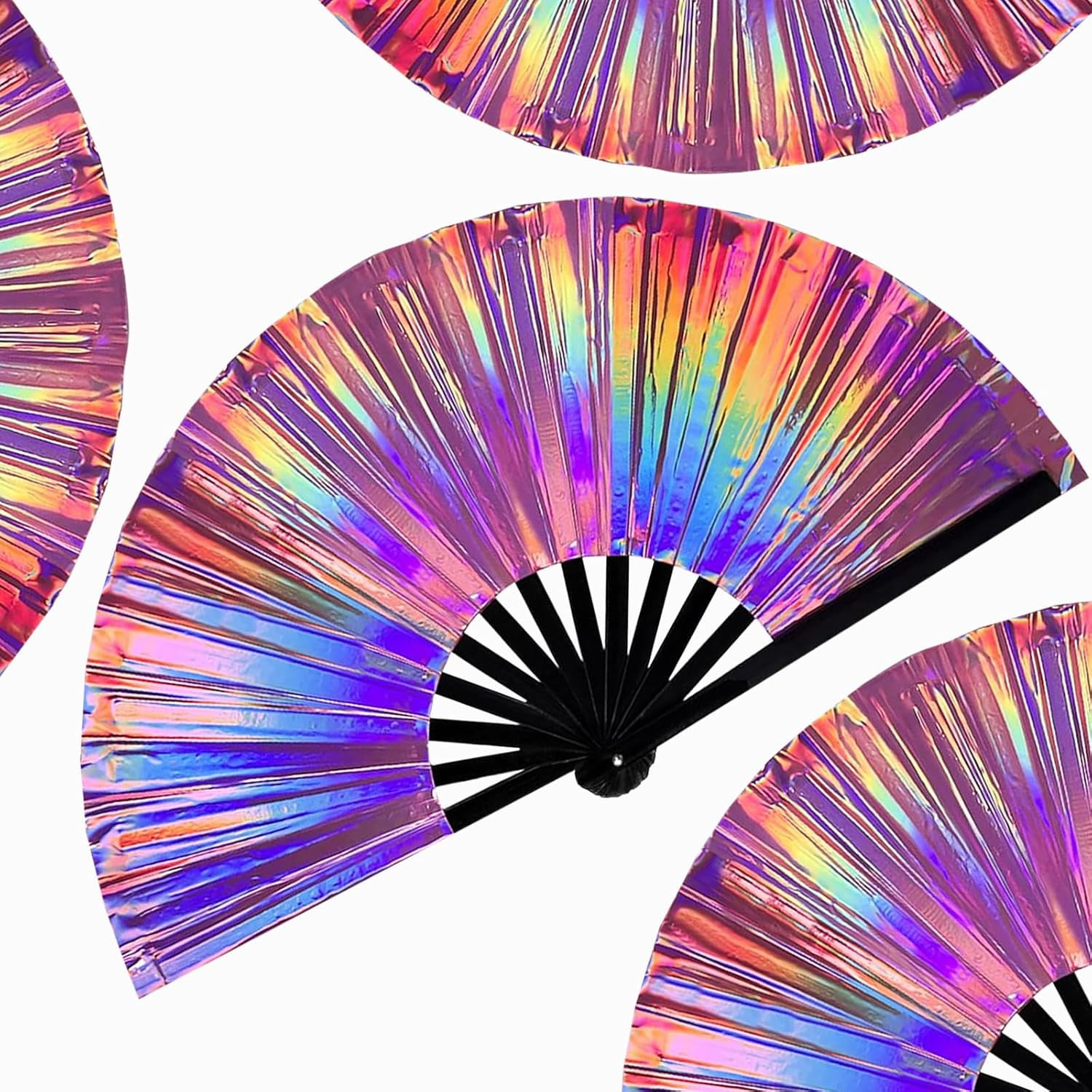 QIUYIFP Boots on The Ground Fan,Clap Fans for Line Dancing,Large ...