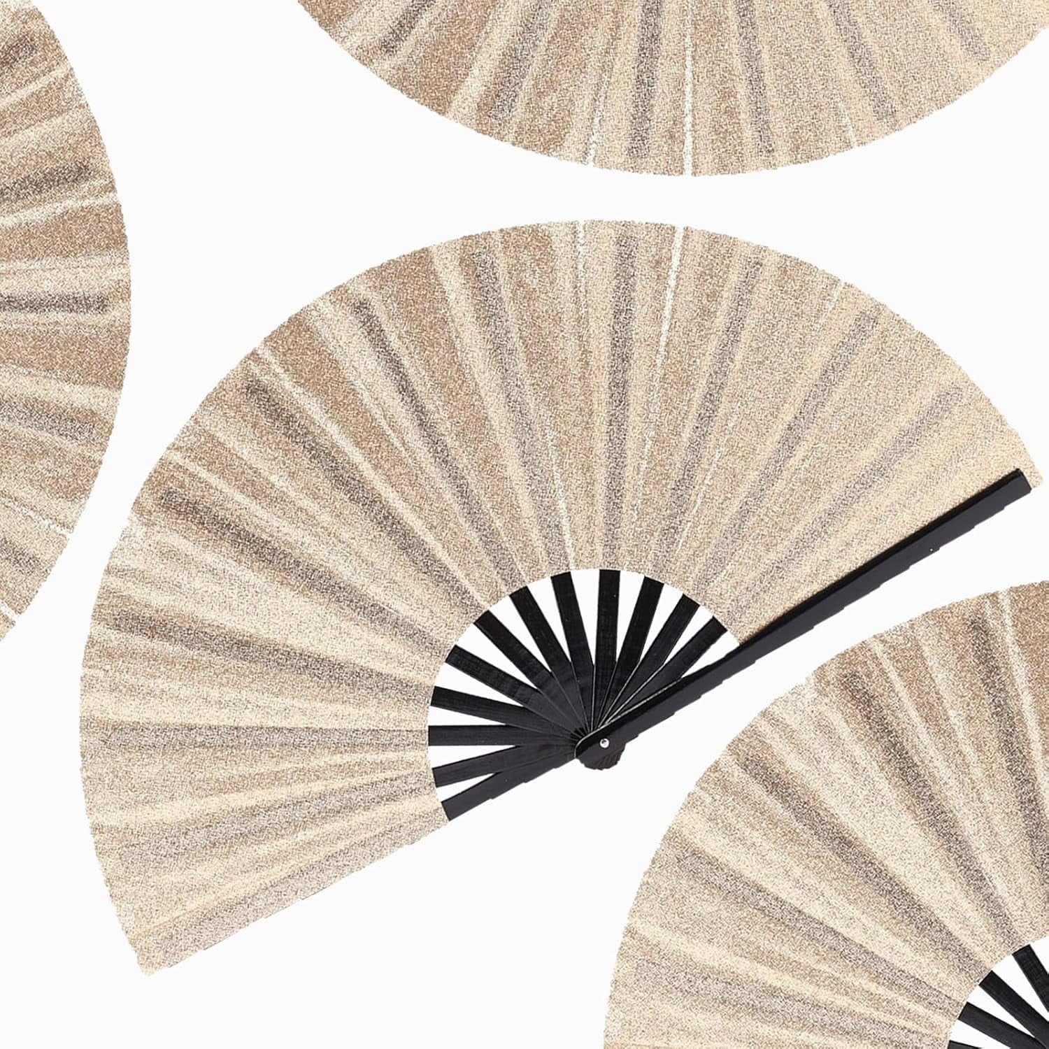 QIUYIFP Boots on The Ground Fan,Clap Fans for Line Dancing,Large ...