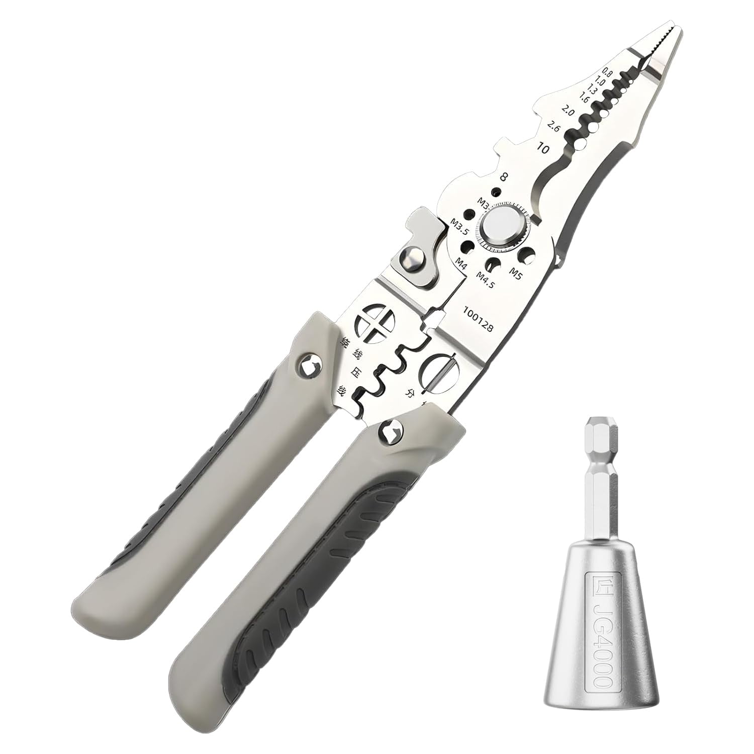 QIYANER Wire Stripper with Wire Twister Tool, 6-in-1 Multifunctional ...