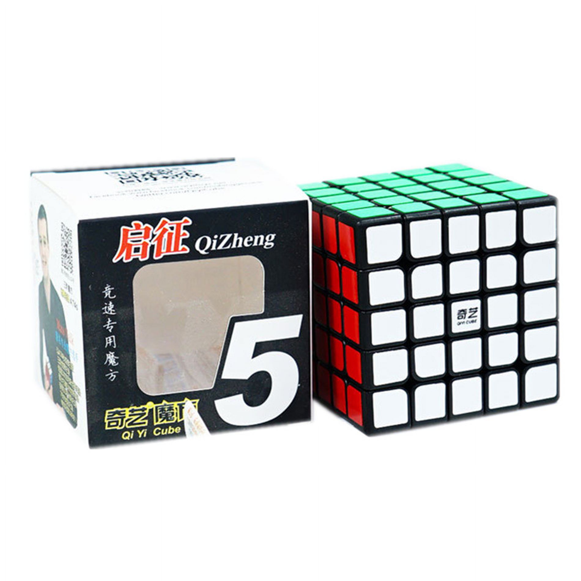 QIYI 3x3x3 4x4x4 5x5x5 Speed Magic Cube Puzzle Black Stickers Magic Cube Education Learnning ...