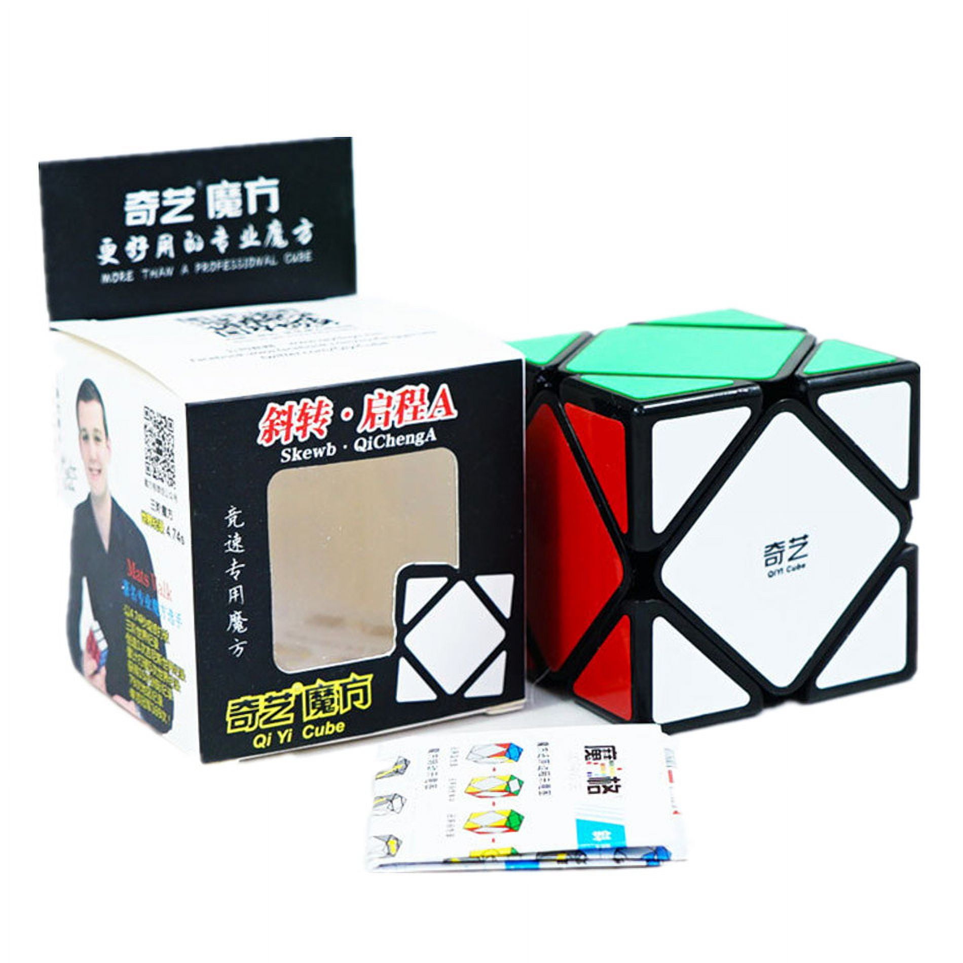 QIYI 3x3x3 4x4x4 5x5x5 Speed Magic Cube Puzzle Black Stickers Magic ...
