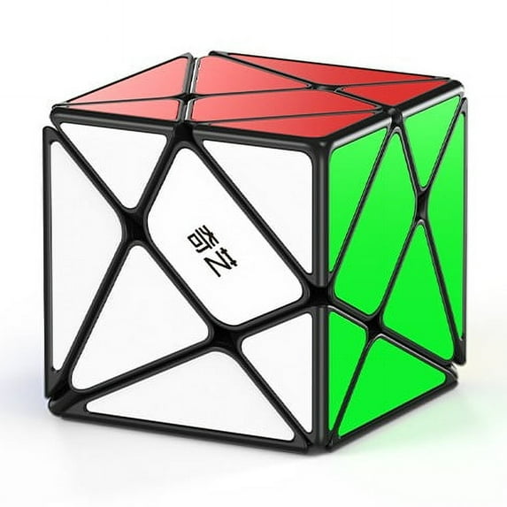 QIYI Axis Fluctuation Angle Twisty 3x3 Black Magic Cube QY Speed Cube ...