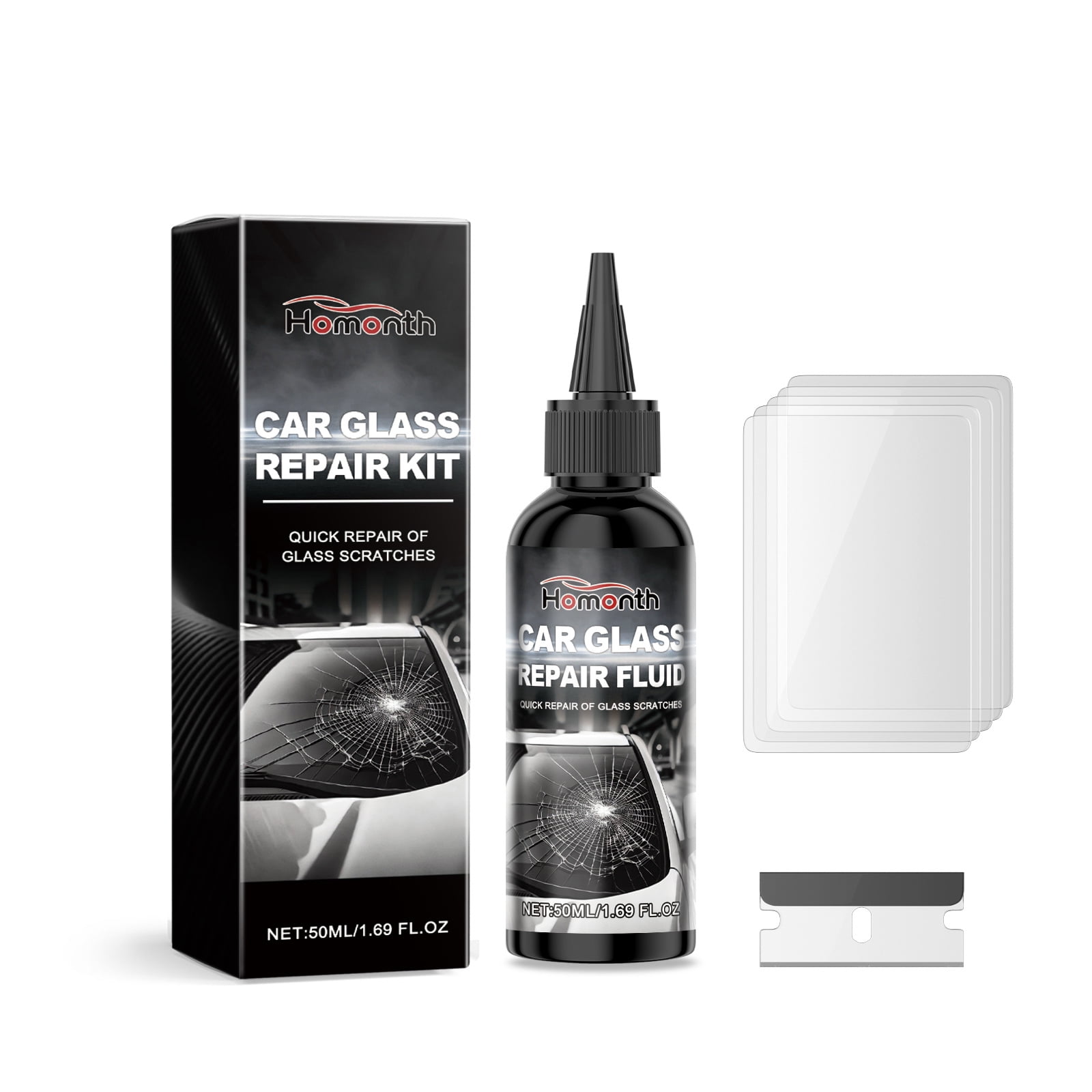 QJ Long Lasting Conditioner New Formula, Repair Kit Automotive Window ...