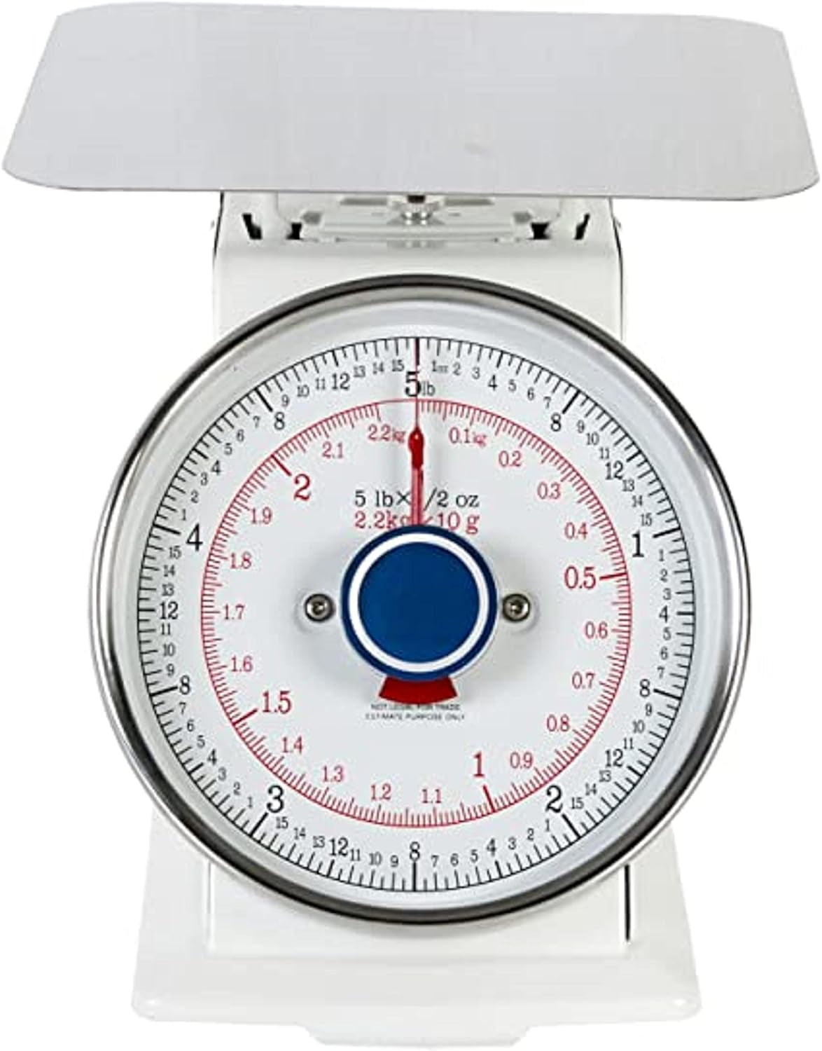 QJH Mechanical Kitchen Flat Platform Weighing Food Scale- Heavy Duty ...