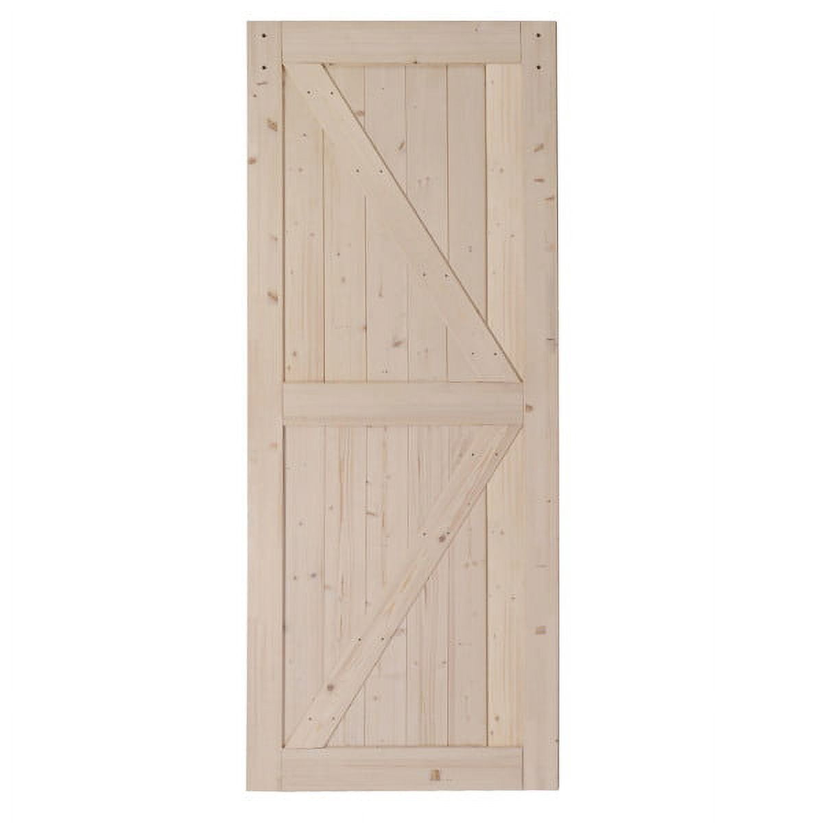 QJUHUNG Log color 84*30in spruce wood with 5.5ft J-shaped slide rail K ...