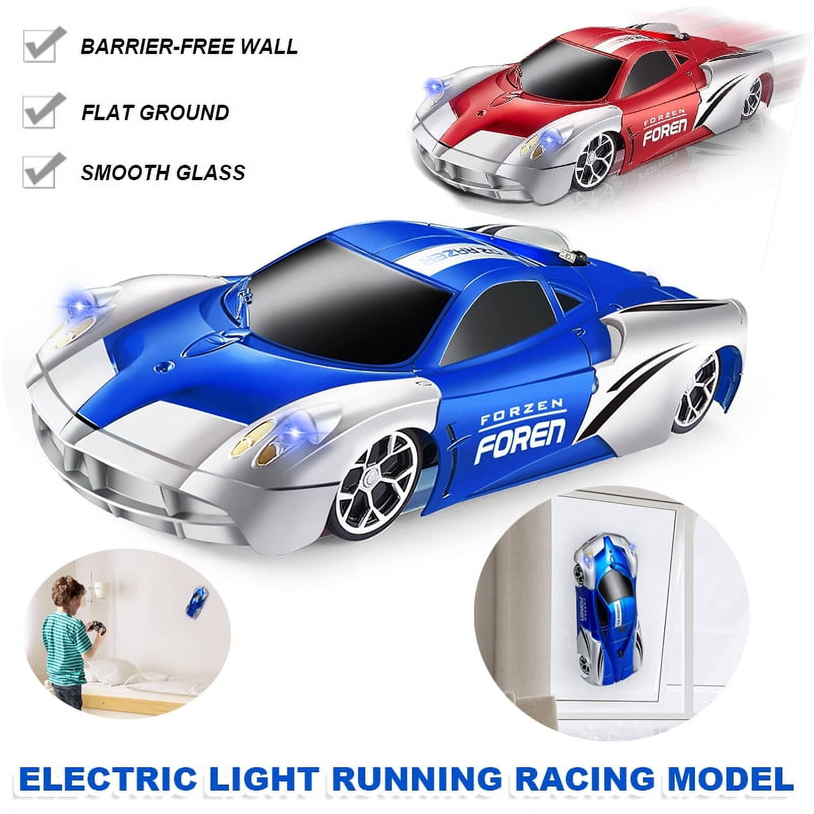 QJUHUNG Remote Control Car,Wall Rc Car Toys Dual Mode 360° Rotating ...