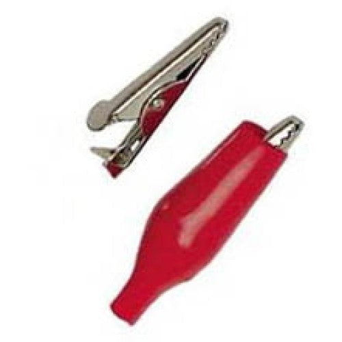 QK-8144-RED - ALLIGATOR CLIP W/BOOT RED MEDIUM (4 pcs/pkg) - Walmart.com