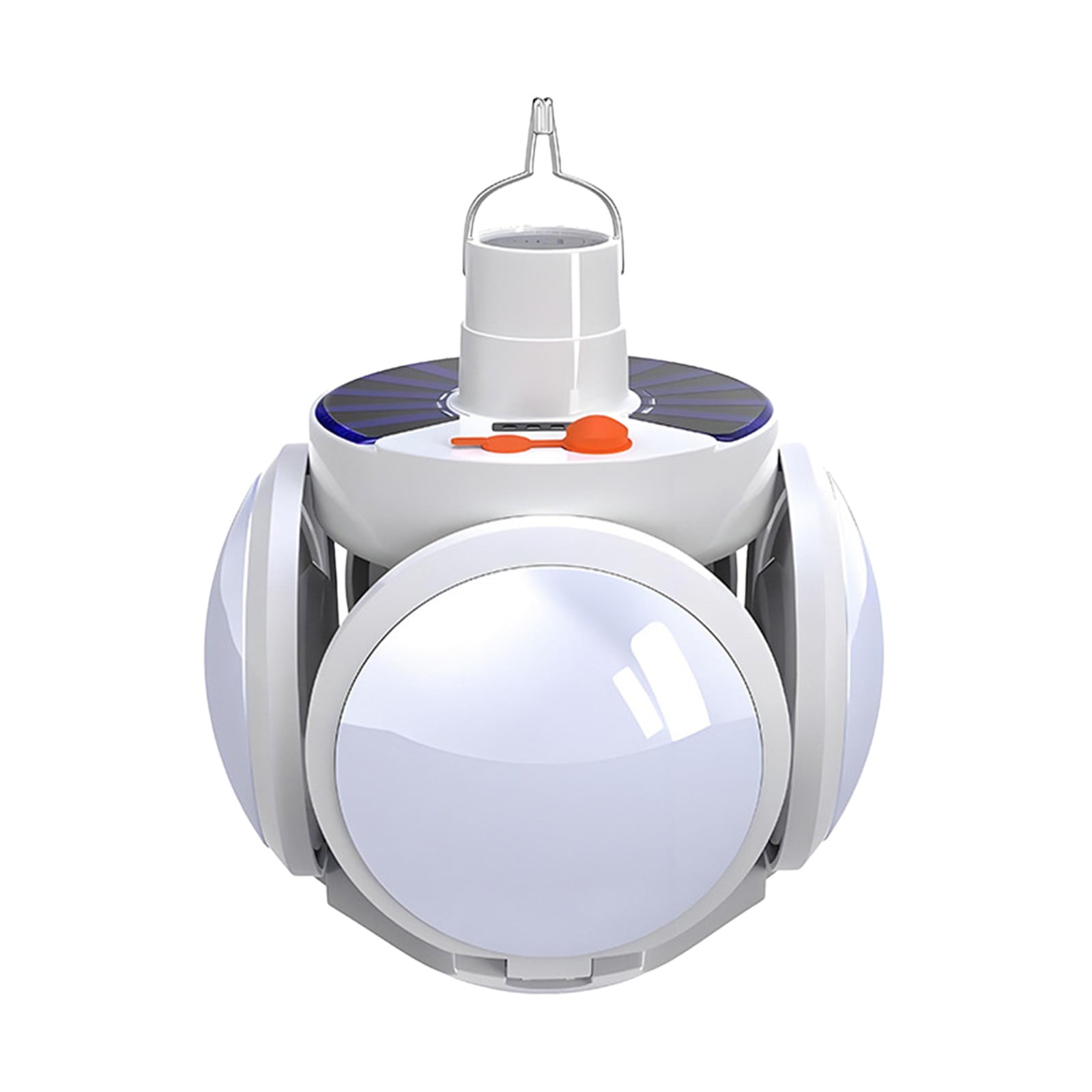 QKIC LED Camping Tent Solar Lantern Lights USB Rechargeable Foldable ...