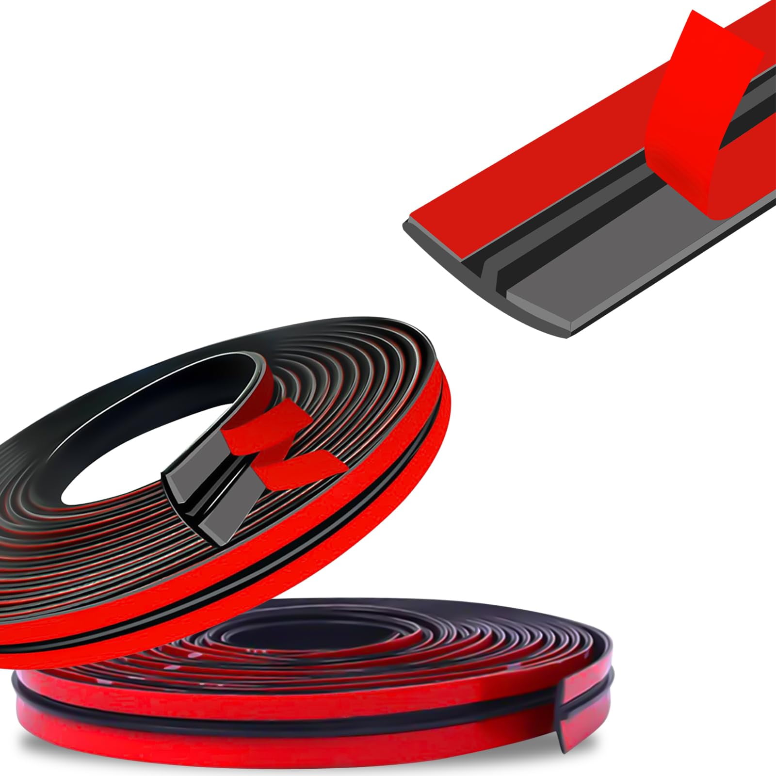 QKYS 2 Pack Car RRF12 Sunroof/Windshield Seal Weather 22ft Rubber Edge ...