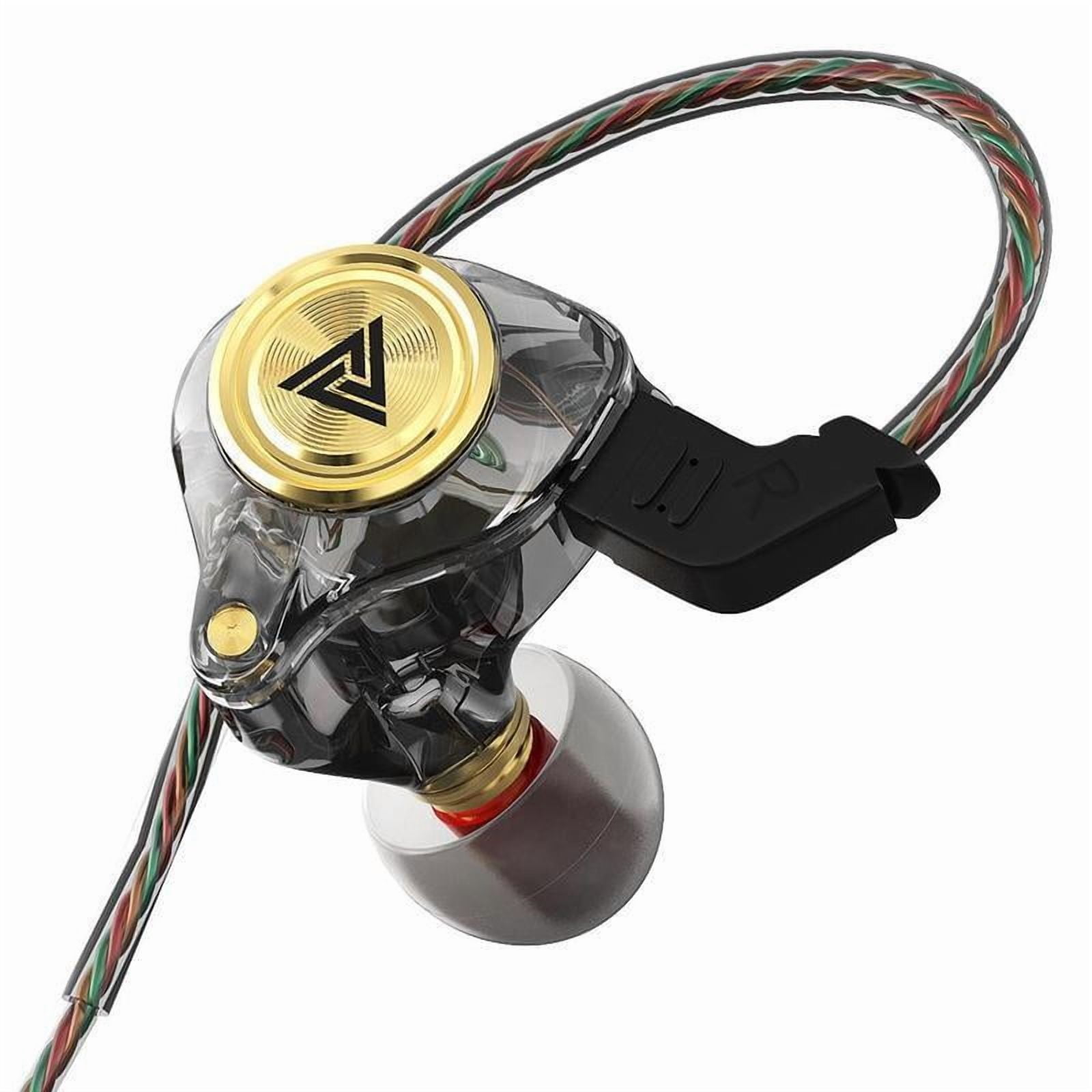 QKZ AK3 Portable Wired In-Ear Earphones with Mic - HiFi Subwoofer, Noise Cancelling, 3D Stereo ...