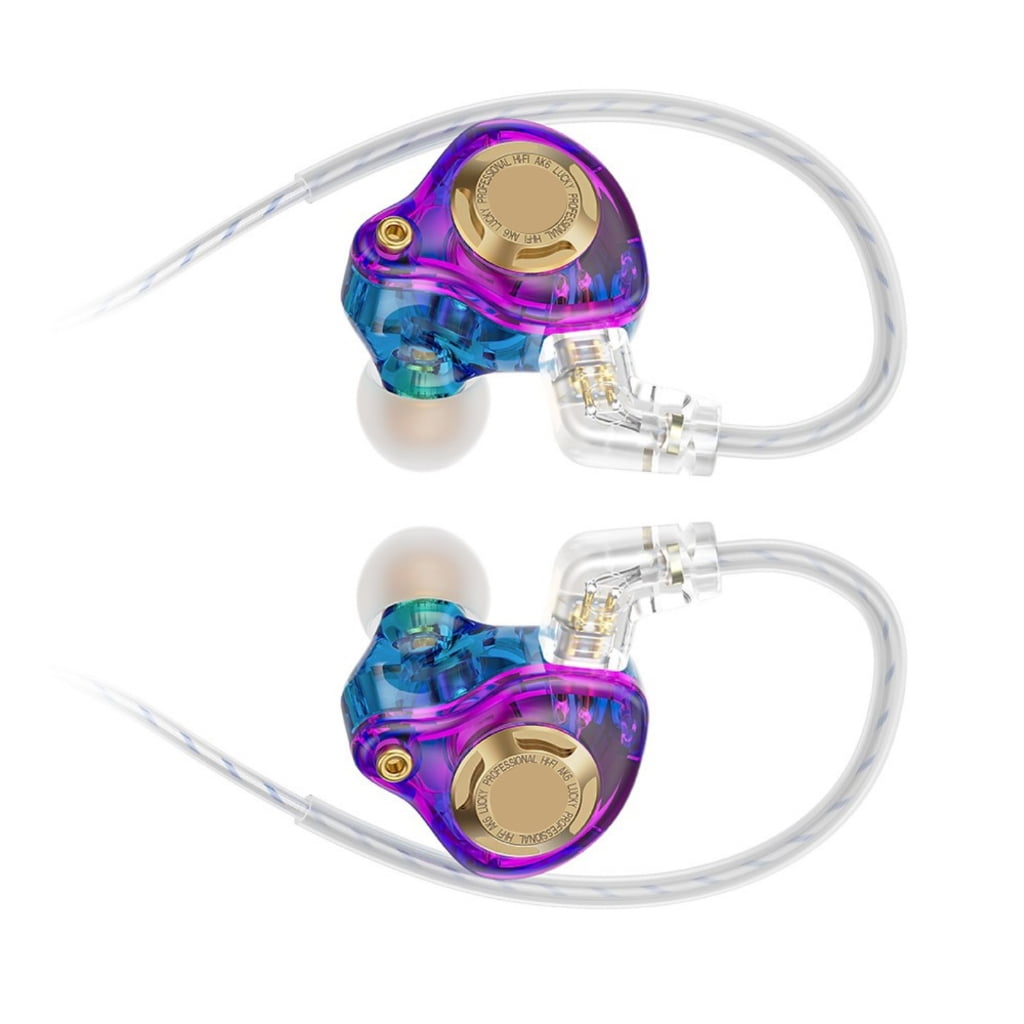 QKZ AK6 Lucky In Ear Headphones Corded Earbuds With Powerful Bass 3.5mm ...