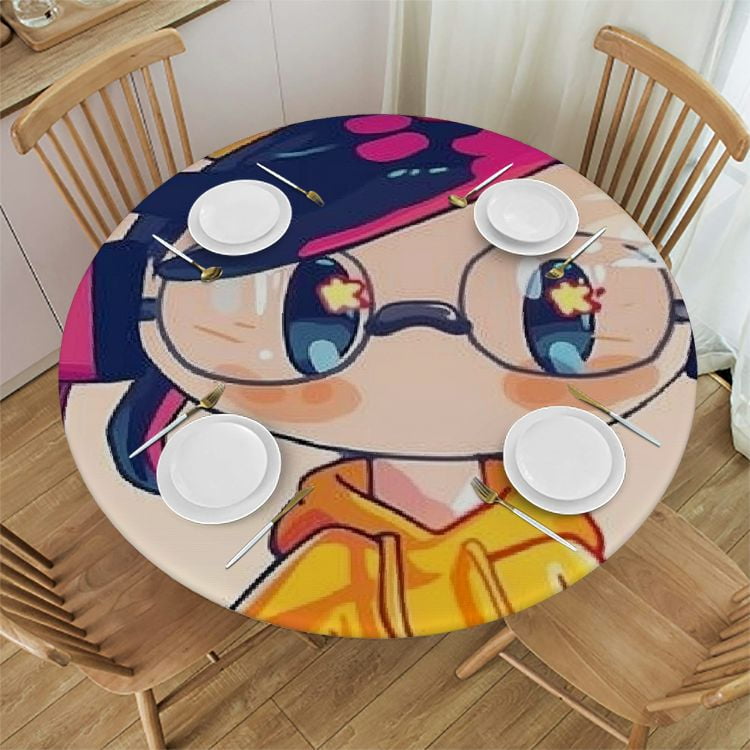 QKZF Cute Axolotls Tablecloths,Kids Girls Gamepad Table Cloth for Teens ...