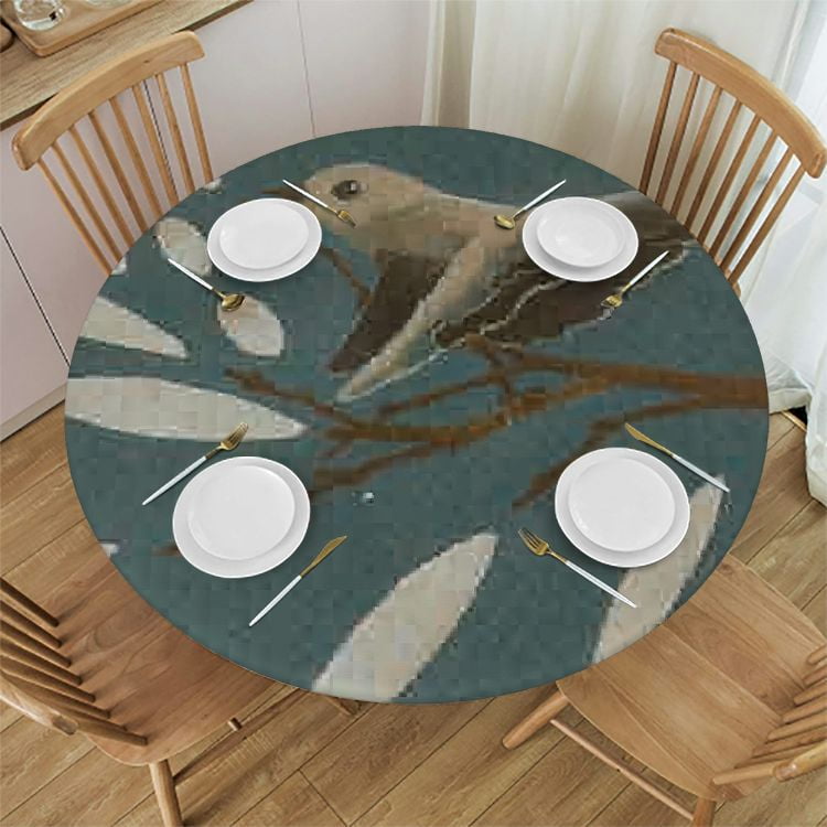 QKZF Cute Sleeping Round Tablecloth with Umbrella Hole and Zipper ...