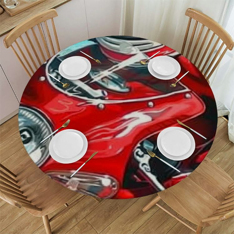 QKZF Dirt Bike Tablecloths for Kids Room Decor, Themed Table Cover,Cool ...