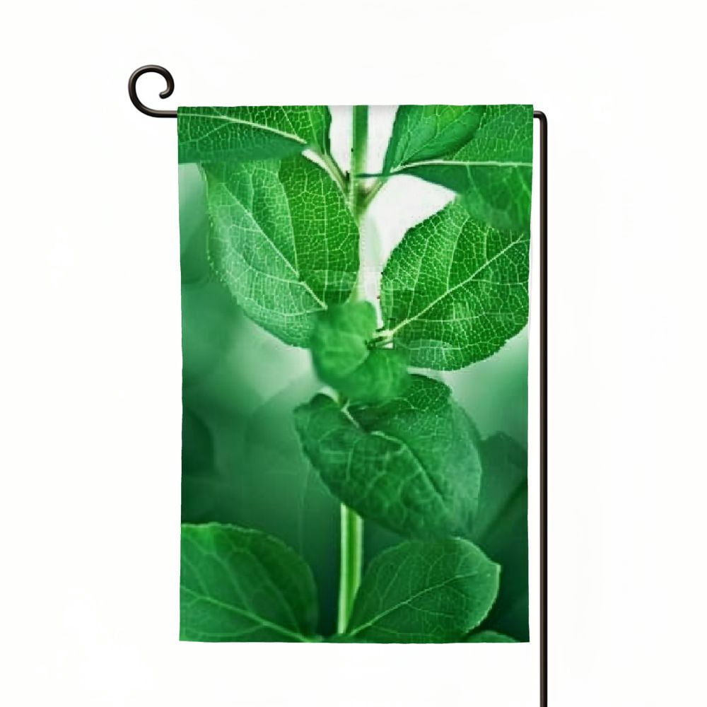 QKZF Garden Flags, Green Floral Mandala Pattern Garden Flag, Yard ...