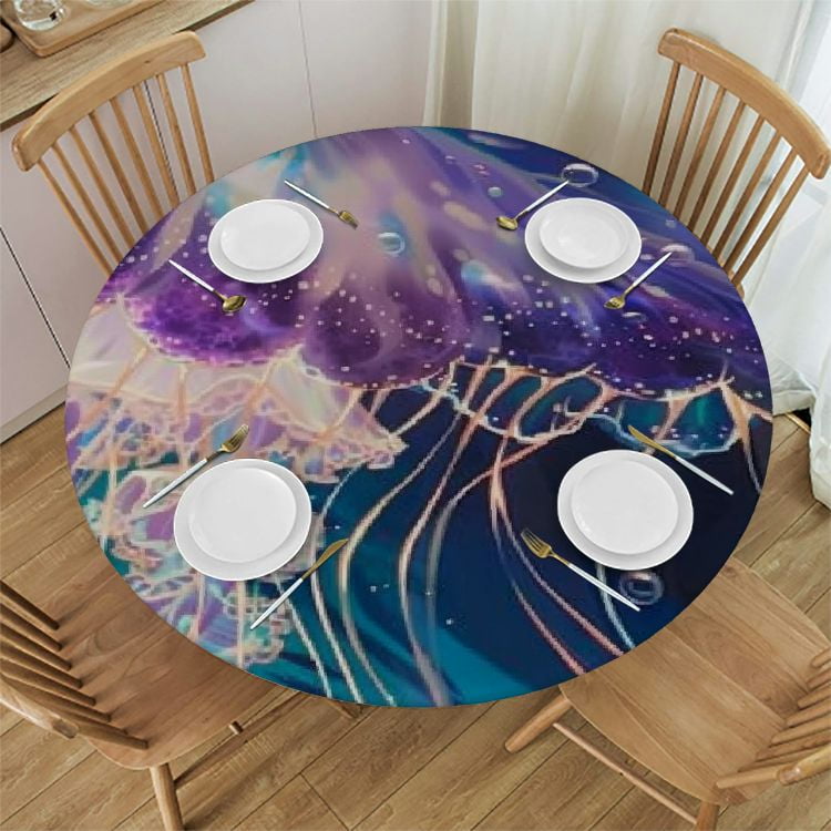 QKZF Tablecloths,Fantasy Table Cloth Animals Table Accessories for Kids ...