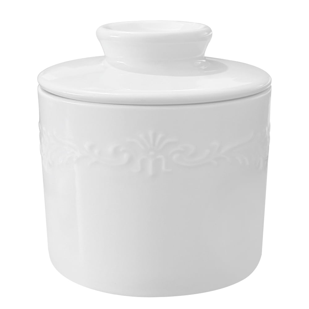 QLANS Butter Crock for Counter with Water Line For Spreadable Butter ...