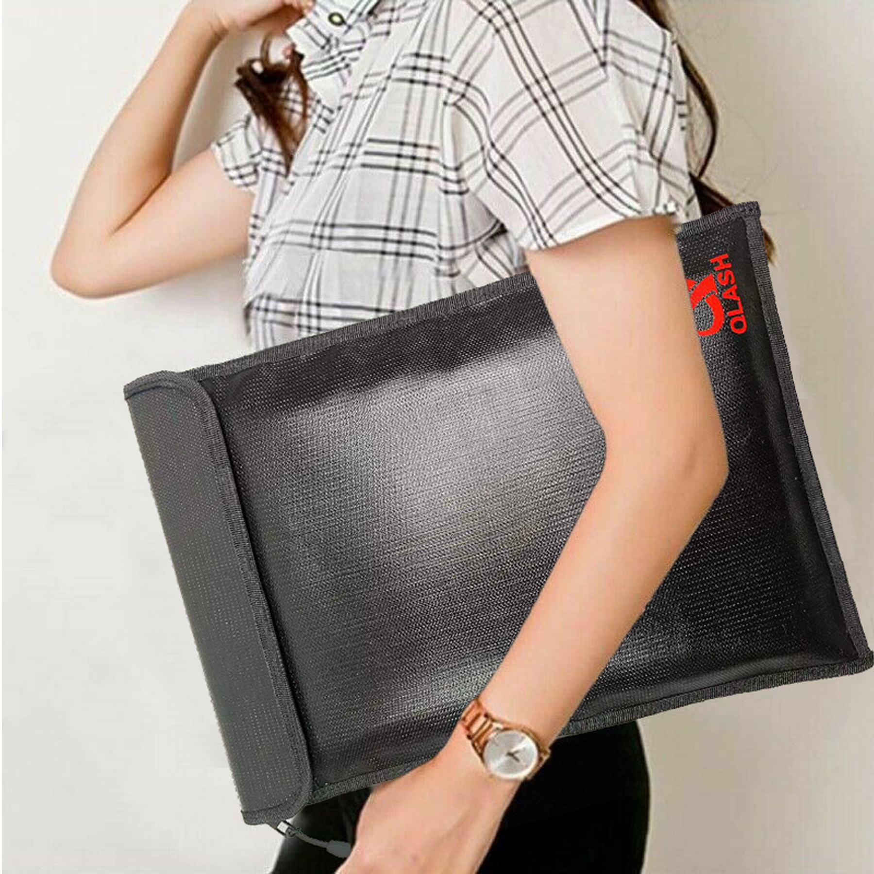 Wovilon Storage Bags A4 File Document Bag Pouch Bill Folder Holder ...