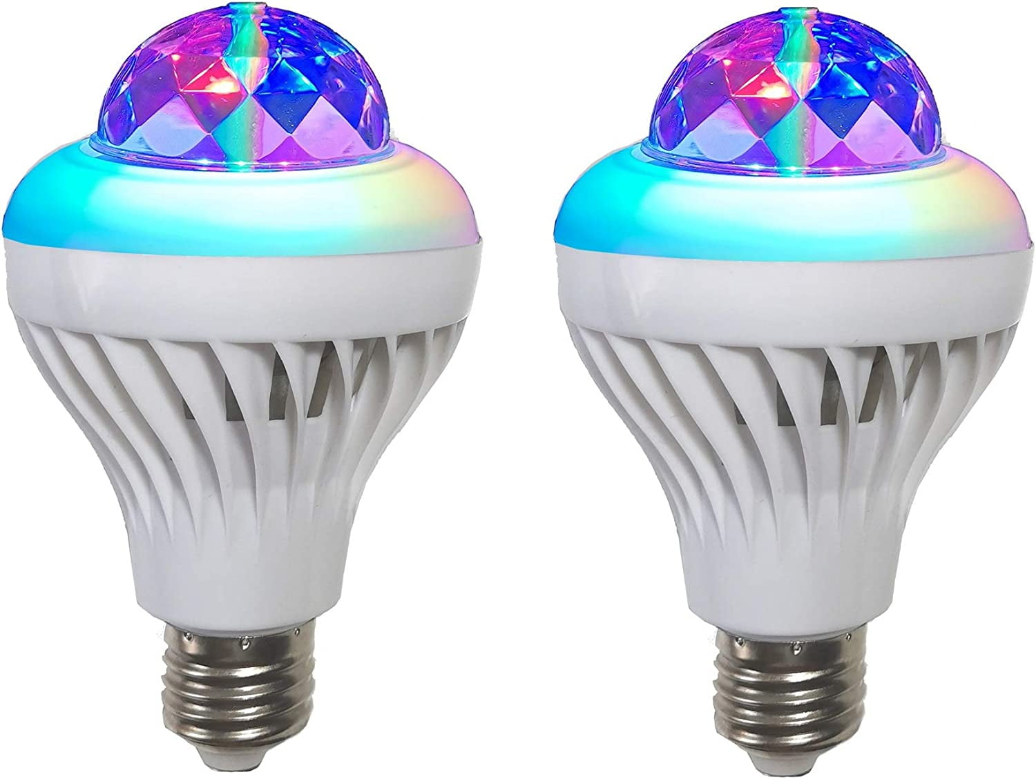 QLEE Led Rotating Disco Bulb Motorized Spinning Disco DJ Light 3 Model ...