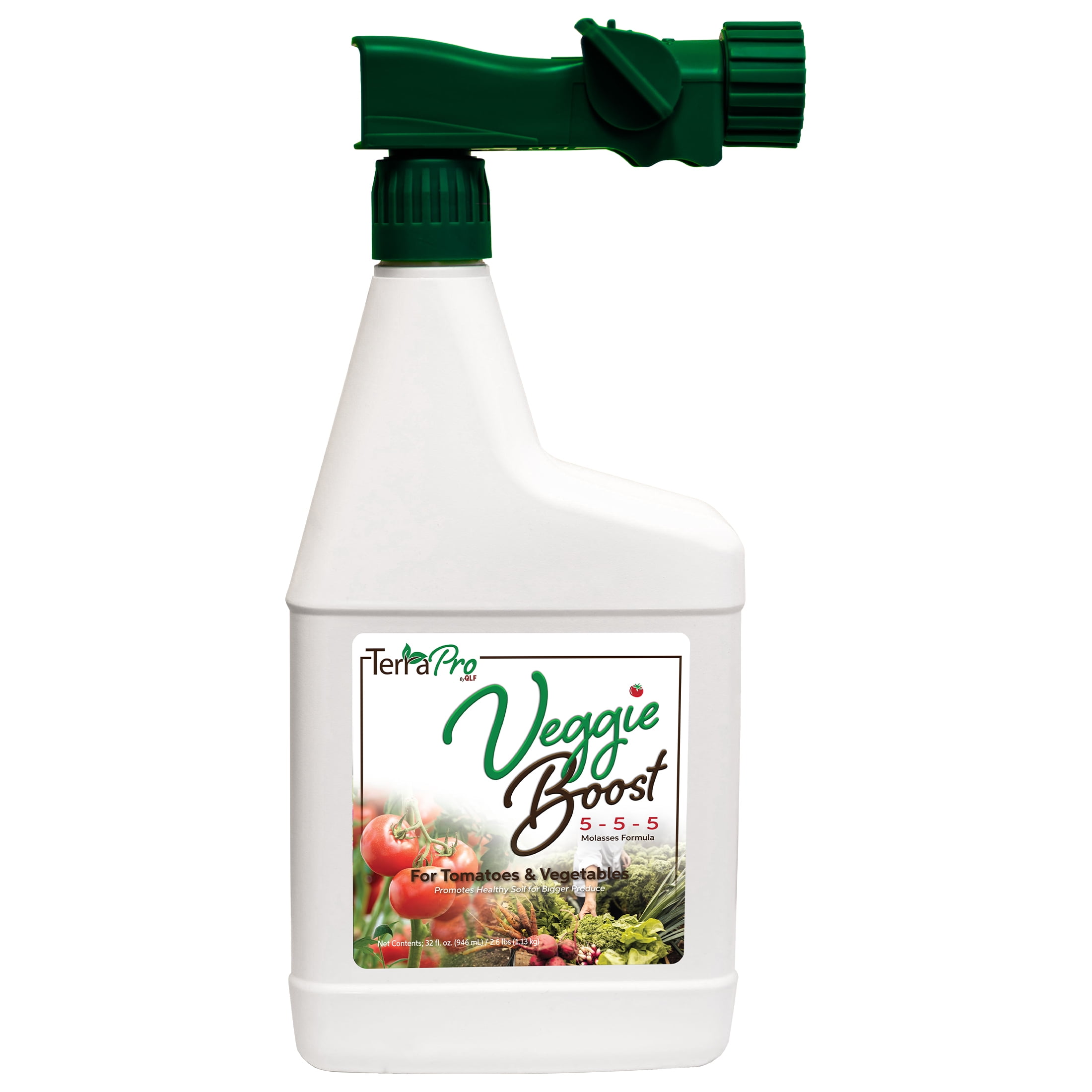 QLF TerraPro Veggie Boost 5-5-5 Fertilizer, 32 fl. oz Hose-End Spray ...