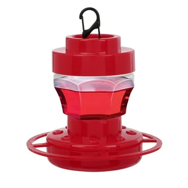 SNYNUXX Hummingbird Feeder Red Glass Hummingbird Feeders,Red Wild Bird ...