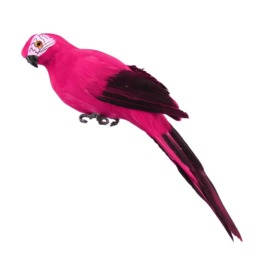QLFSCXG 10" Artificial Parrot Life Size Artificial Simulation Foam ...