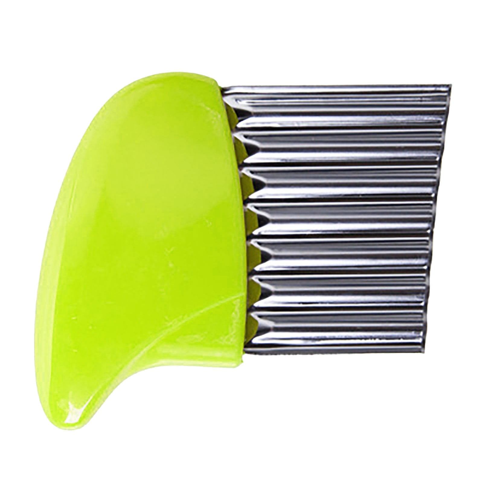 QLFSCXG 1Pc 4.2X3 In Crinkle Cutter Stainless Steel Crinkle Chopper ...