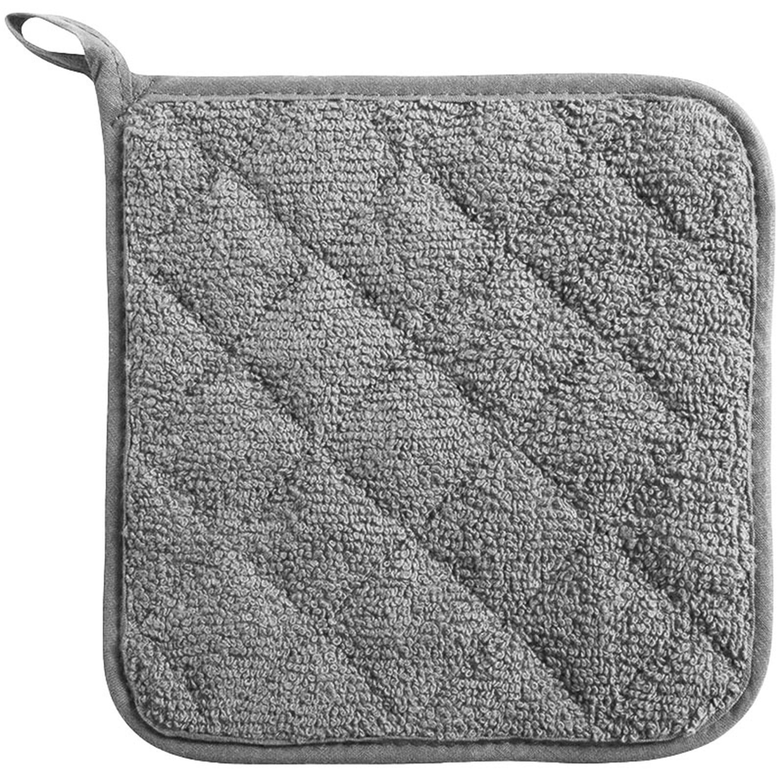 QLFSCXG 7 X 7 Inches Pot Holders for Kitchen Heat Resistant Pot Holders ...