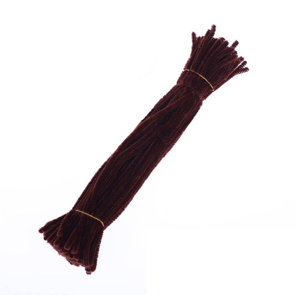 QLFSCXG Home Decor Pipe Cleaners 100 Pcs 14 Colors Chenille Stems for ...