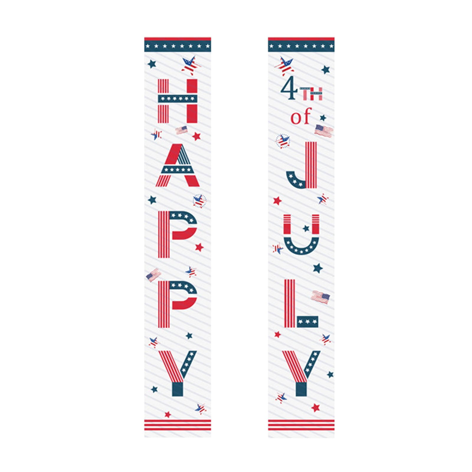 QLFSCXG Independence Day Patriotism Couplets with Fourth of July ...