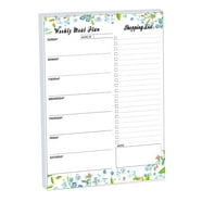 "Naler Fridge Magnetic Weekly Meal Planner and Grocery List Notepad ...