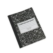 BAZIC Composition Book Black Marble College Ruled 100 Sheet Notebook, 1 ...