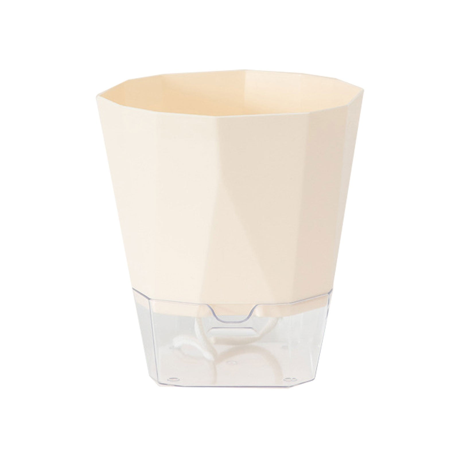 QLFSCXG Self Watering Pots for Indoor Plants, 4X5.3 inch Medium Clear ...