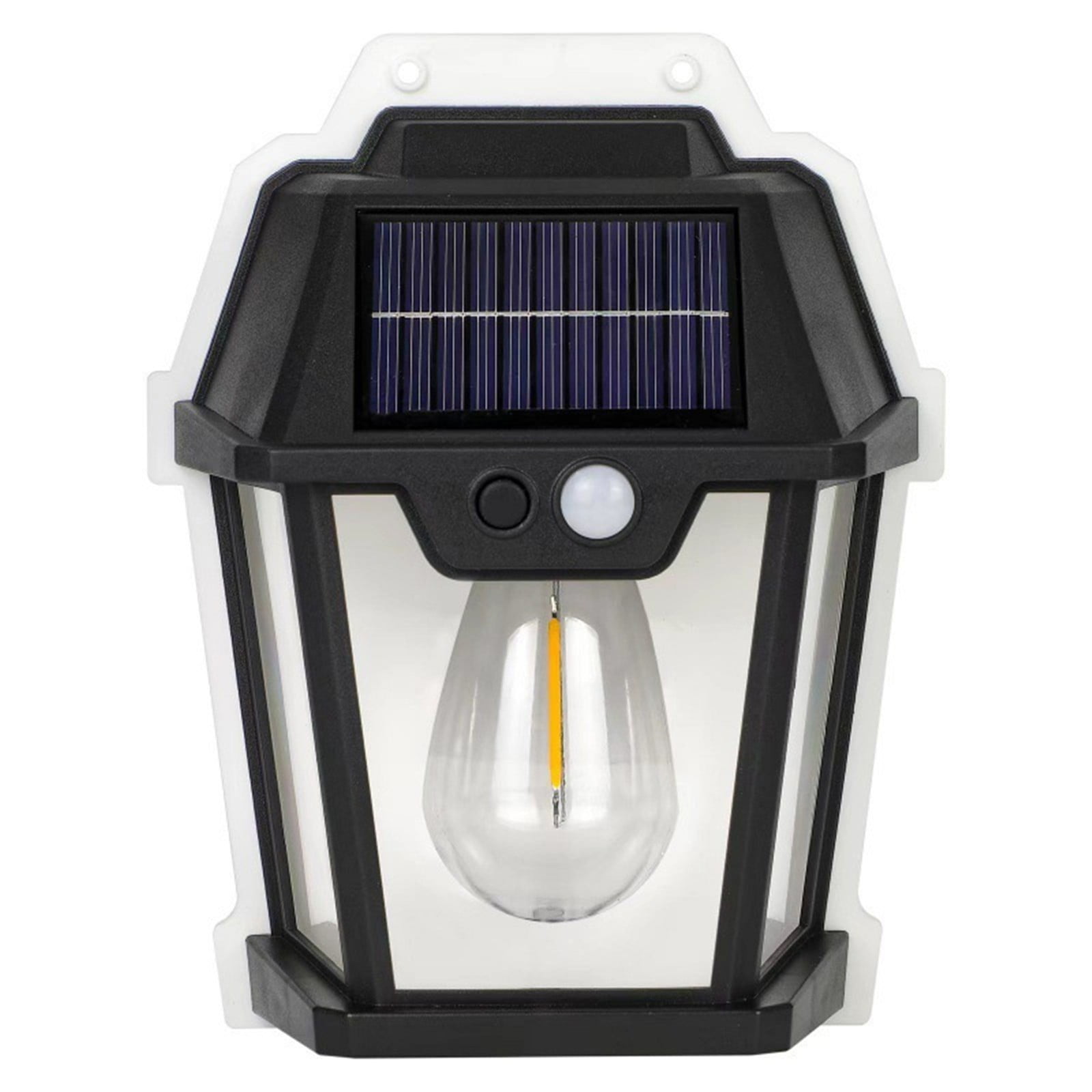 QLFSCXG Solar Warm Light Outdoor Induction Wall Light Motion Sensor Led ...