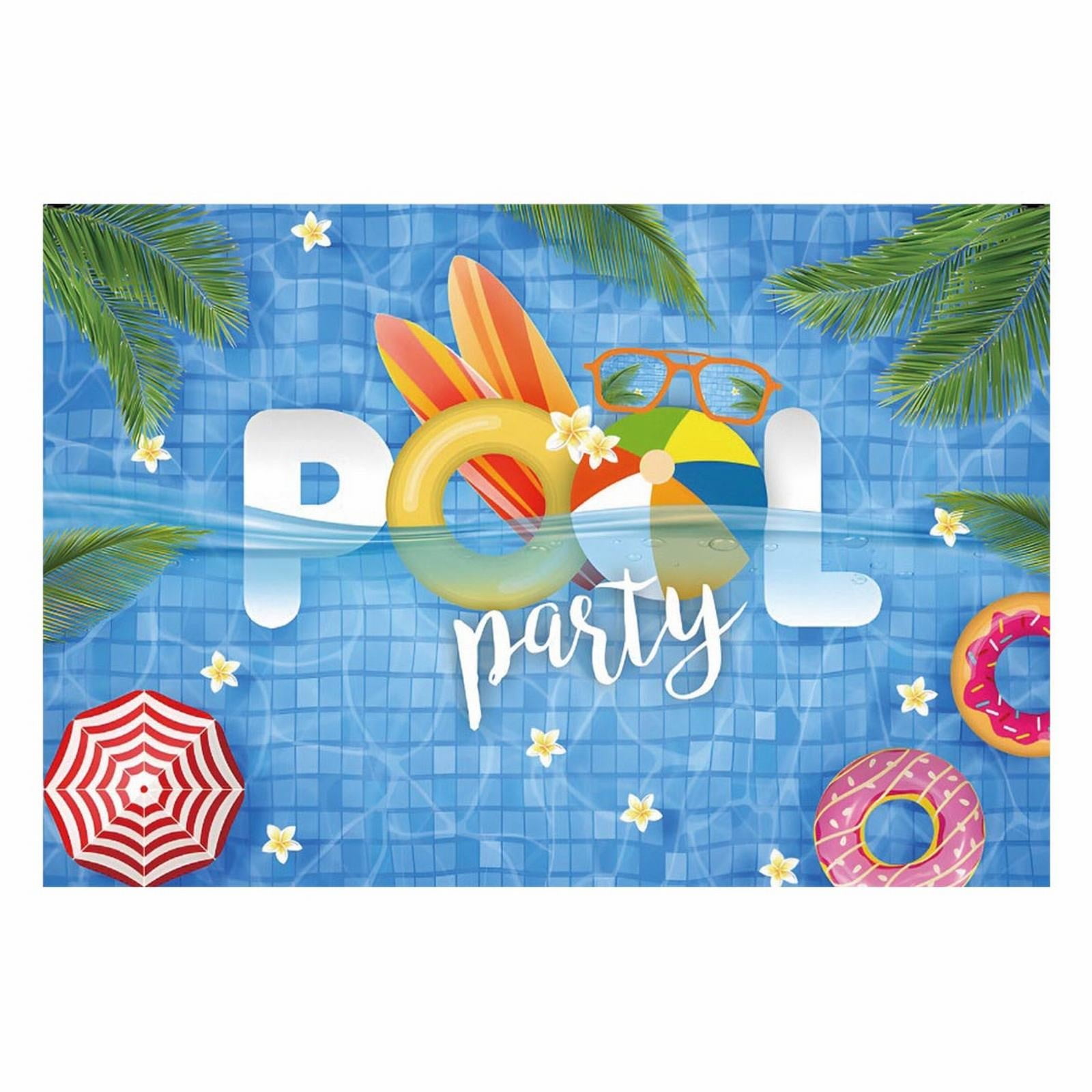QLFSCXG Summer Pool Party and Tablecloth Party Supplies for Beach ...