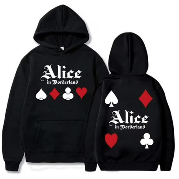 QLLIAOXA Alice in Borderland Season 3 Unisex Hooded Sweatshirts Long ...