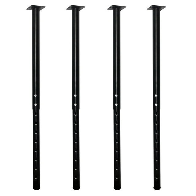 QLLY Adjustable Metal Table Leg, 24-40 inch, 60-100cm, Home Office DIY ...