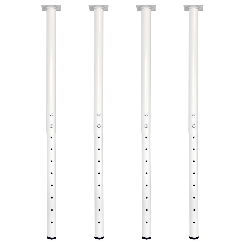 QLLY Heavy Duty Adjustable Metal Table Legs, 24-40 inch, for Home ...