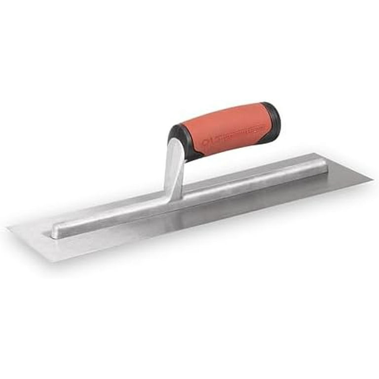 QLT by MARSHALLTOWN Concrete Finishing Trowel Square Shank Mounting 14 x 4 Inch Carbon Steel Blade with Soft Grip Handle Concrete Tools FT144 Walmart