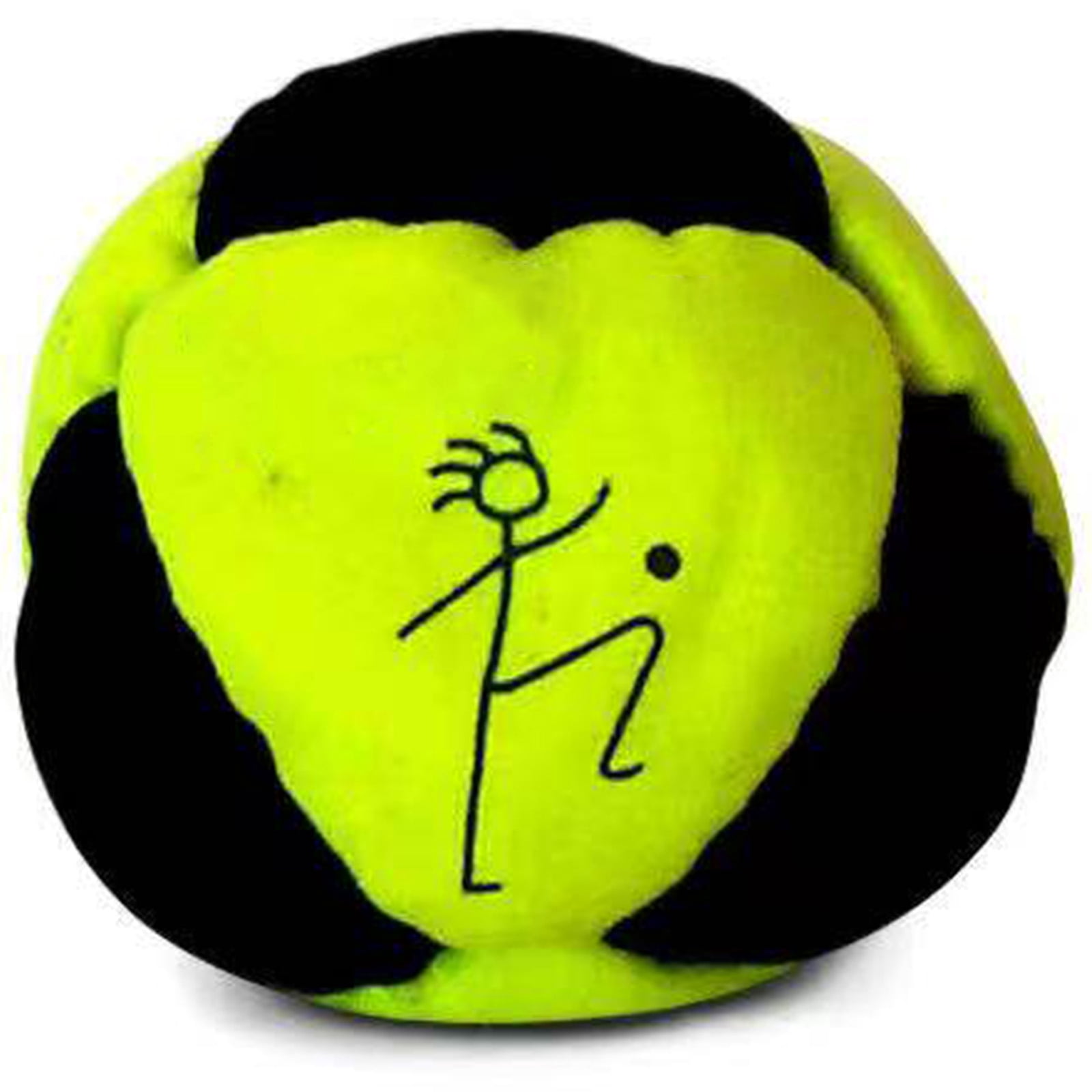 QLUEWX Stick Figure Print Footbag, 2.4 Inch Cute Cartoon Kick Balls ...
