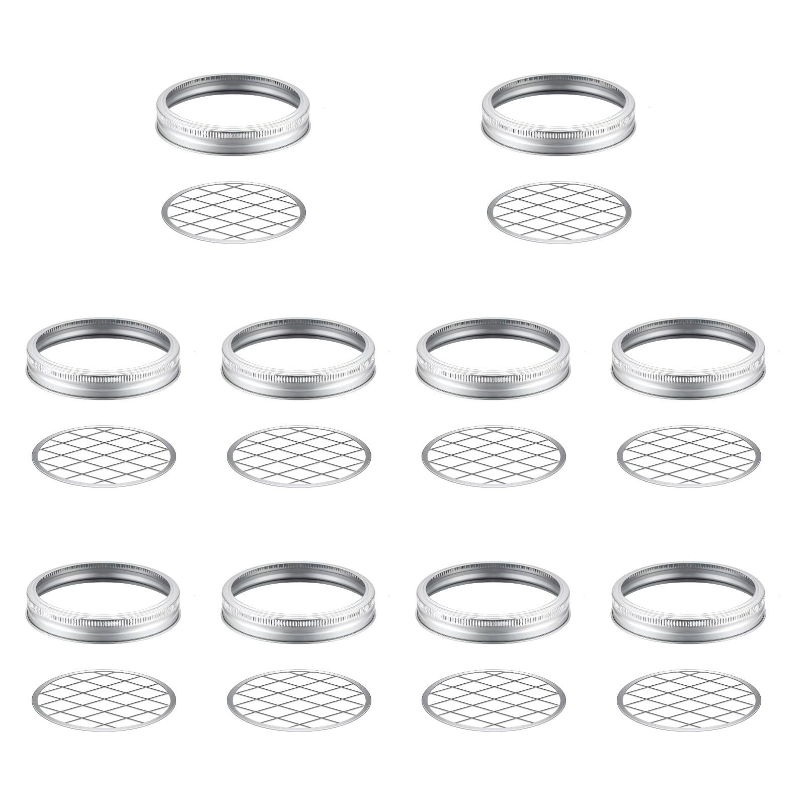 QLoztyse 10 Pieces Flower Jar Insert Lid Floral Arrangement Organizer ...