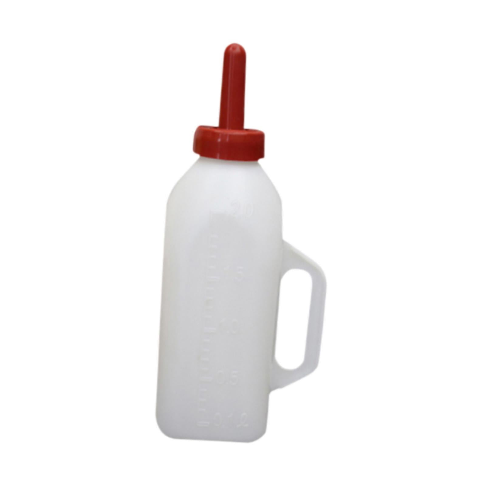 QLoztyse Calf Bottle 2000ml with Handle Professional Farm Animal ...